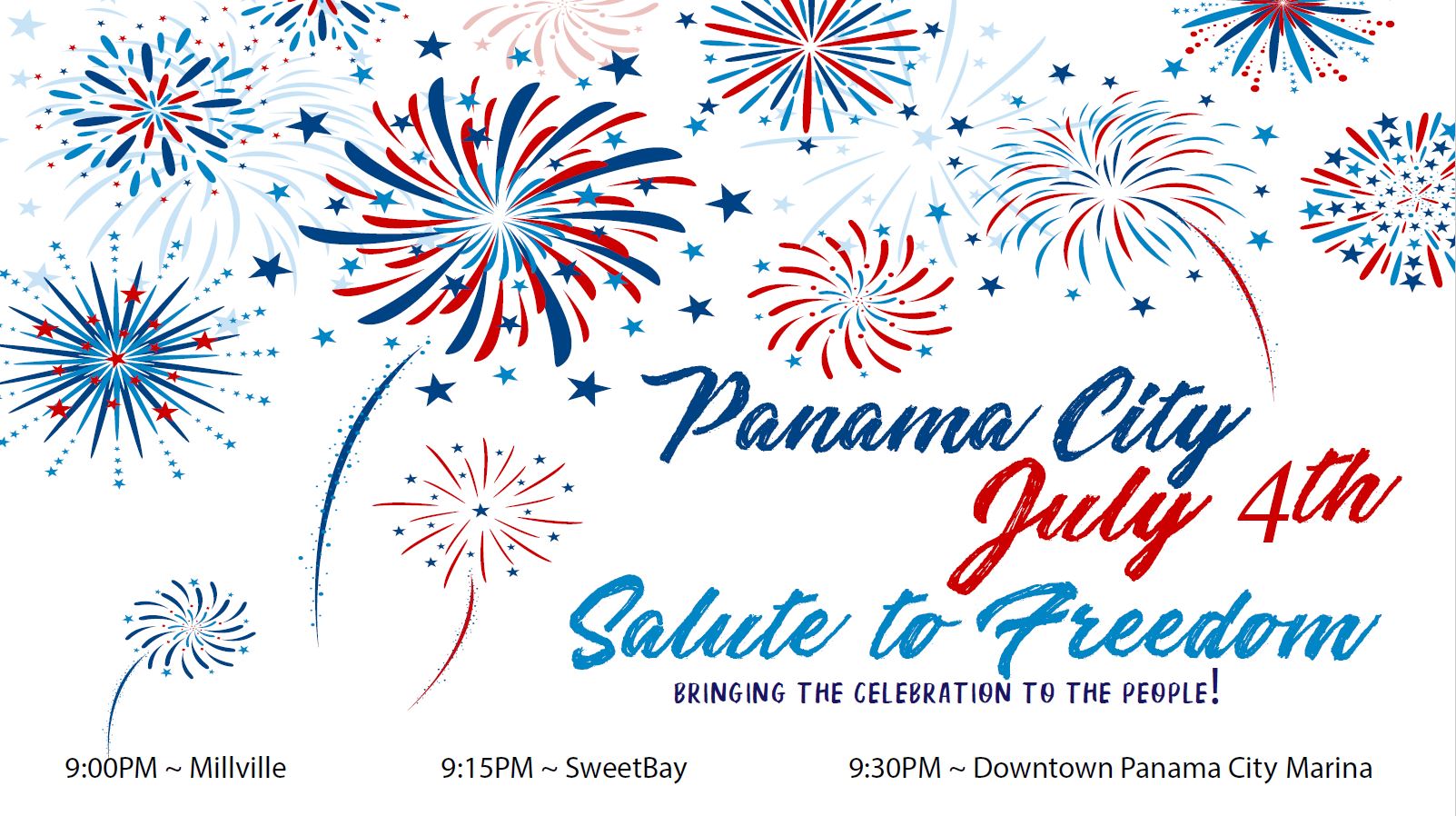 Panama City Announces July 4th Salute To Freedom Fireworks Displays ...